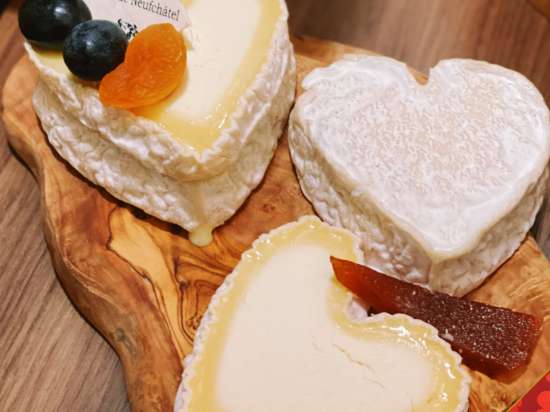 Le Cœur de Neufchâtel : Fromage au lait cru de vache